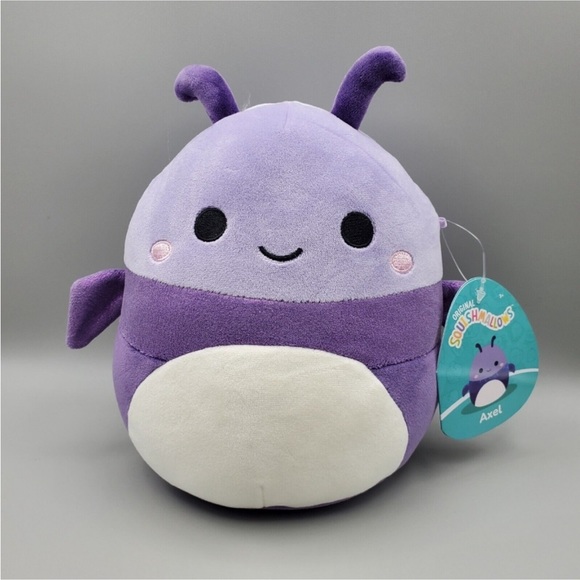 Squishmallows | Toys | Rare Squishmallow 8 Axel The Purple White ...